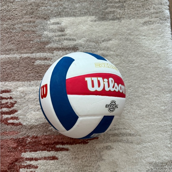 Wilson | Games | New Without Tags Wilson Encore Indoor Volleyball Red ...